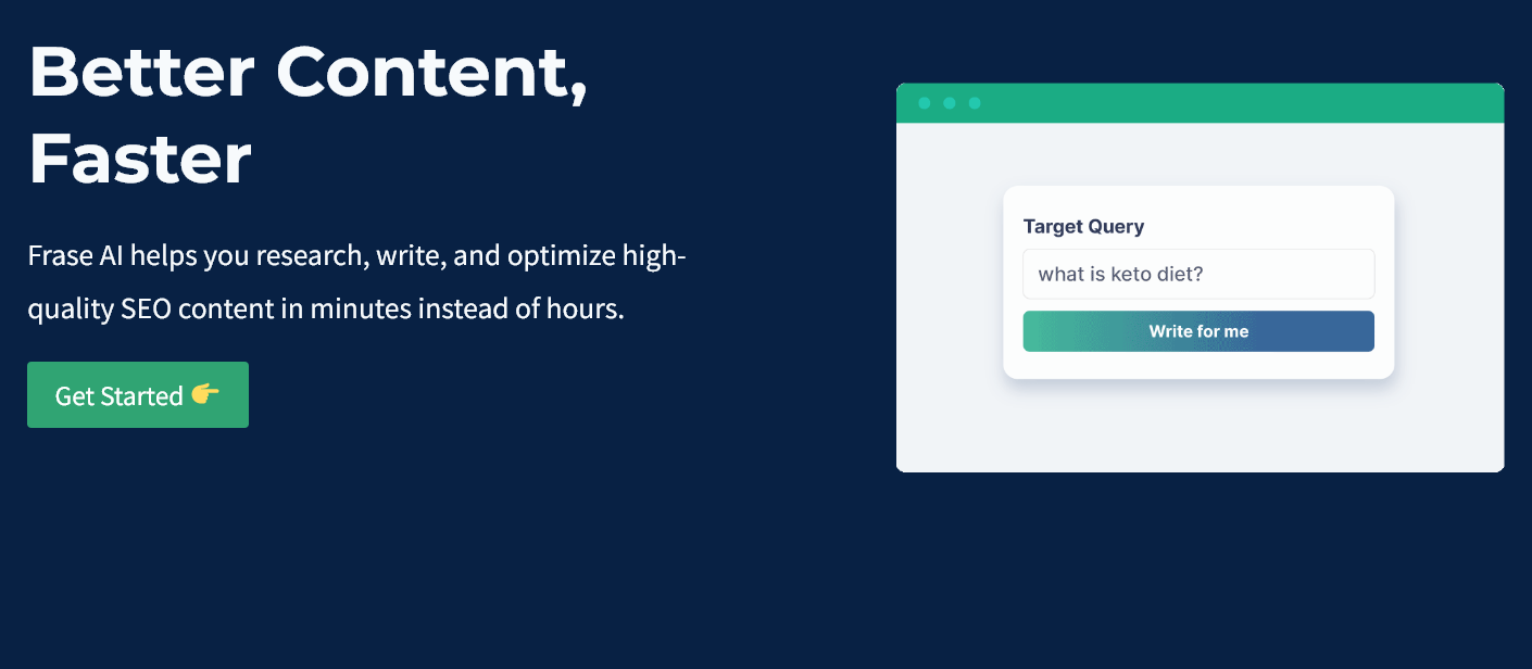Frase AI SEO & Keyword Tool - Easy With AI
