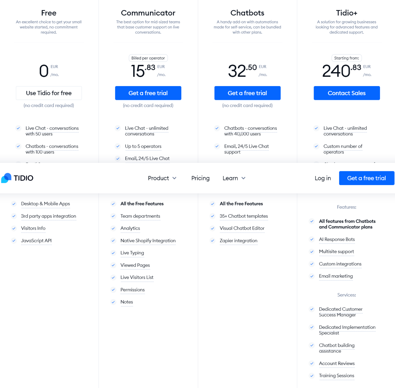 Tidio - Easy With AI