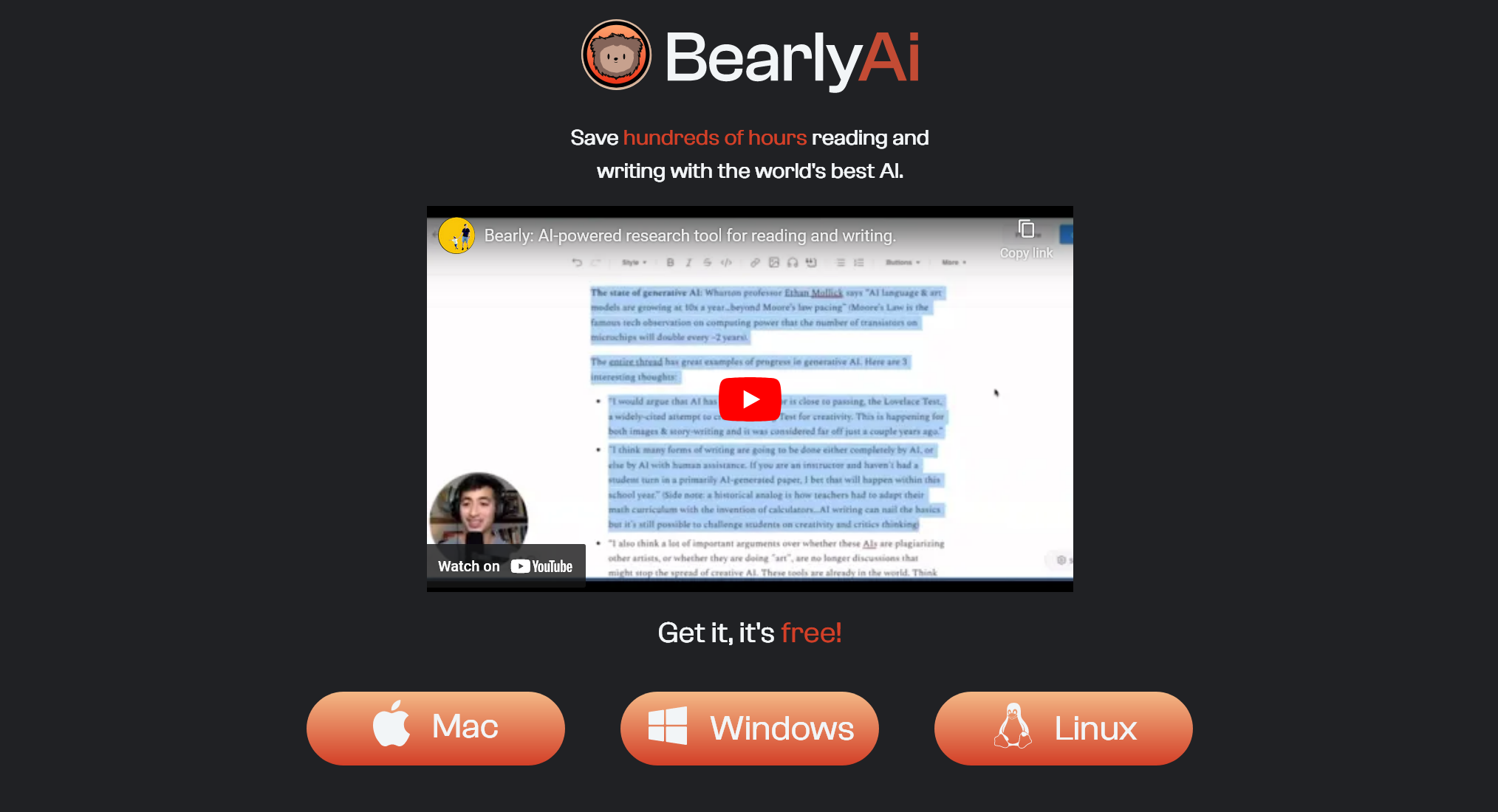 Bearly - Easy With AI