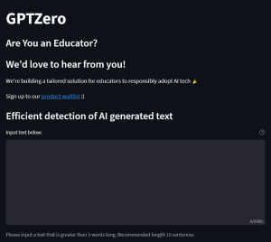 GPTZero - Easy With AI