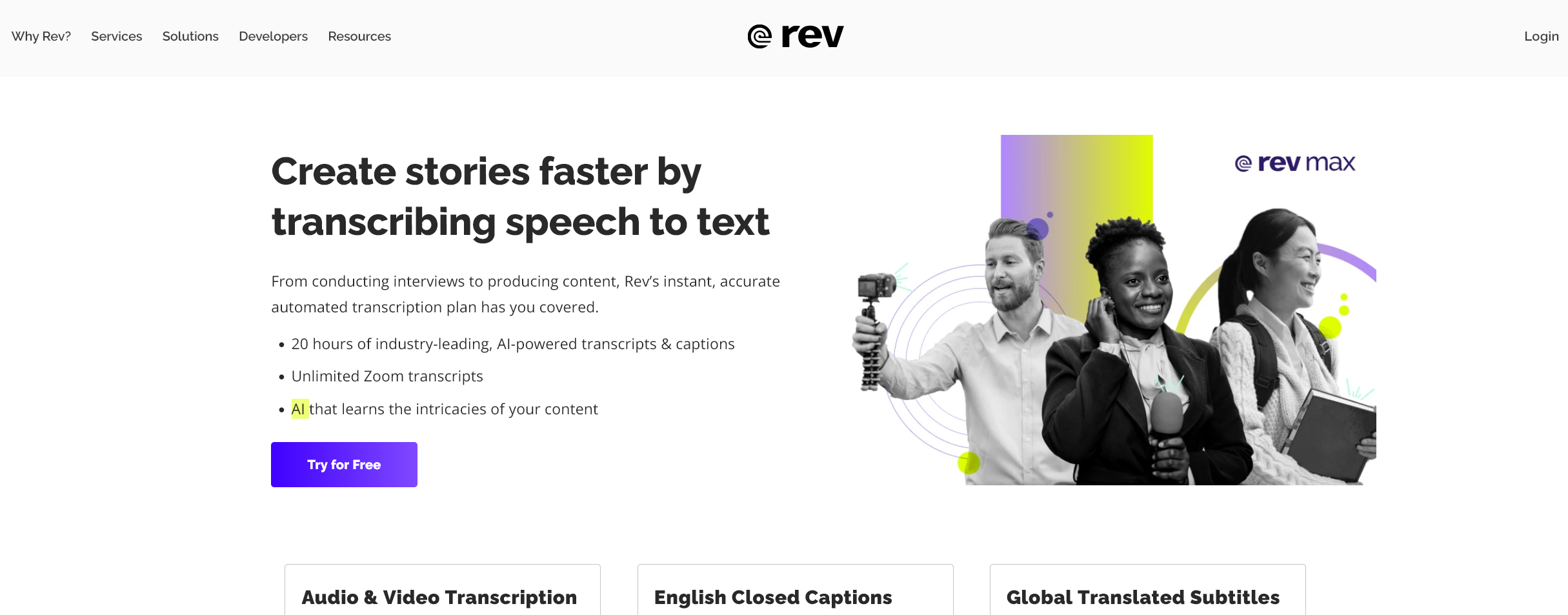 Rev AI - Easy With AI