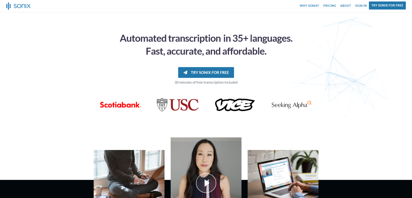 Sonix - Easy With AI
