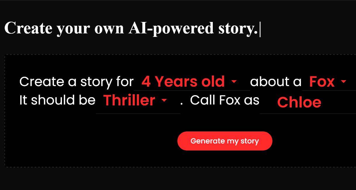 MakeMyTale - Easy With AI