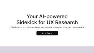 UX Brain - Easy With AI