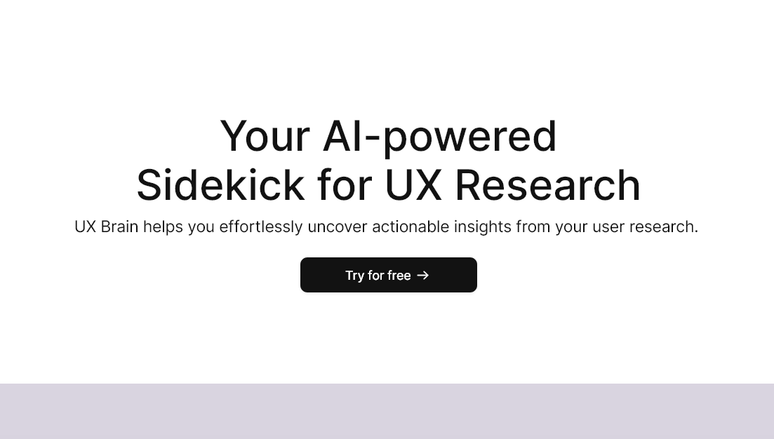 UX Brain - Easy With AI