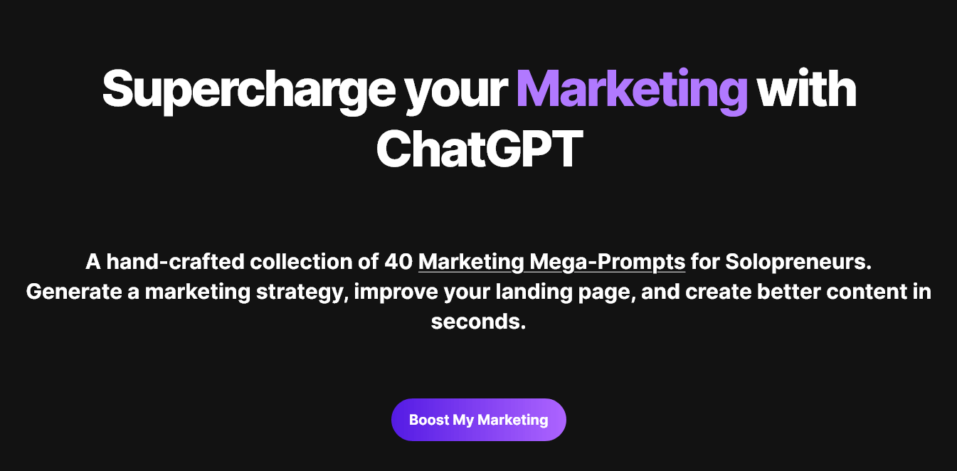 Marketing Mega-Prompts - Easy With AI