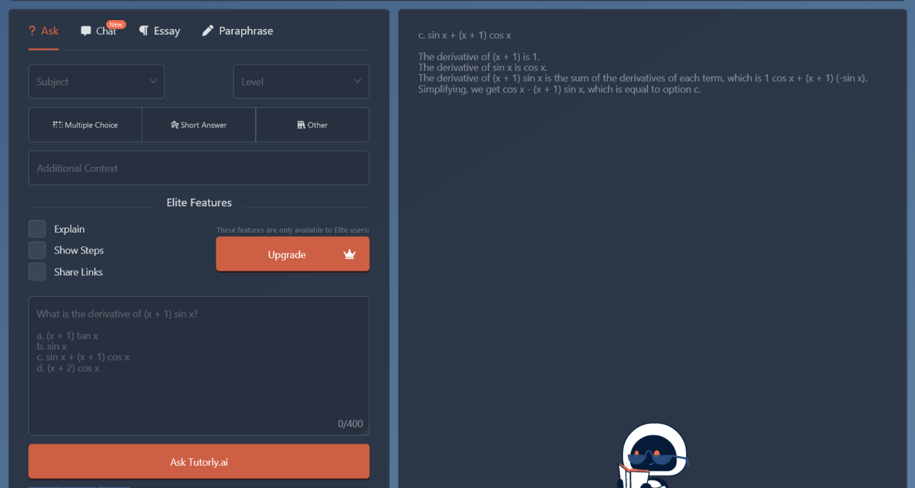 Tutorly.ai - Easy With AI