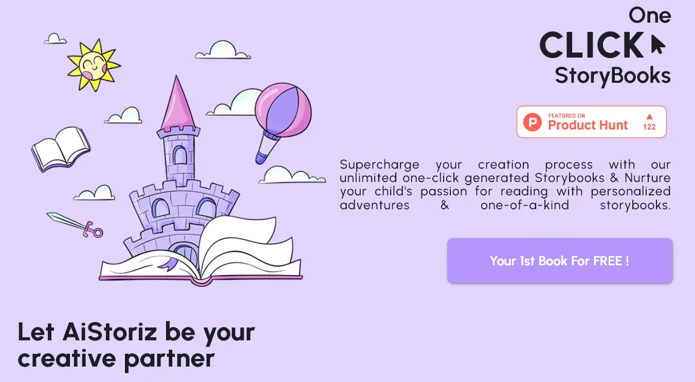 AIStoriz - AI Storybook Generator - Easy With AI