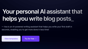 Ava - Personal AI Writing Assistant - Easy With AI