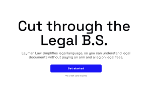 Layman Law - AI Legal Jargon Translation - Easy With AI