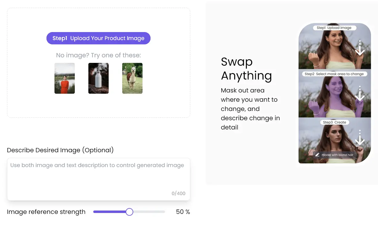 Swap Anything - AI Image Swap - Easy With AI