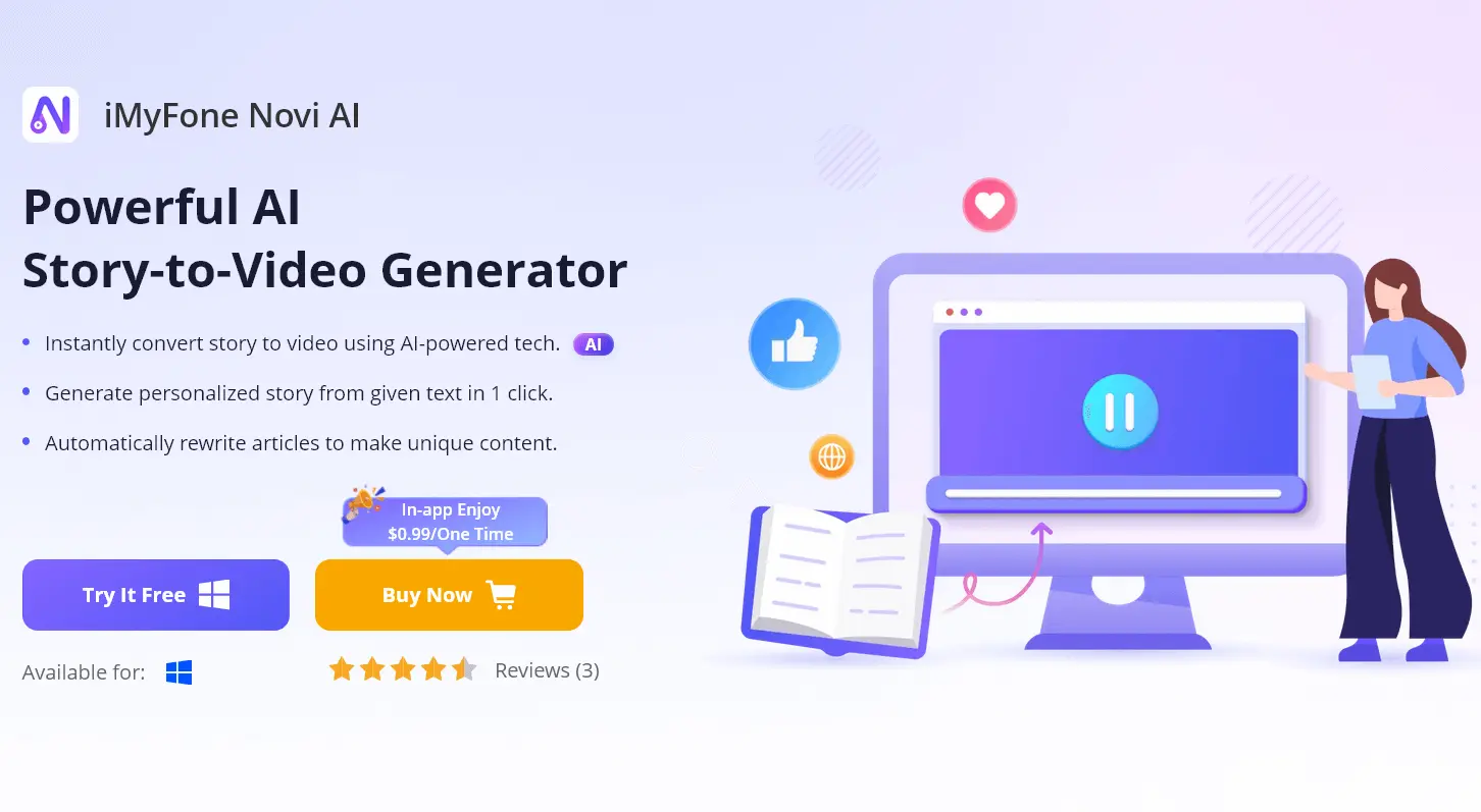 iMyFone Novi AI - Easy With AI
