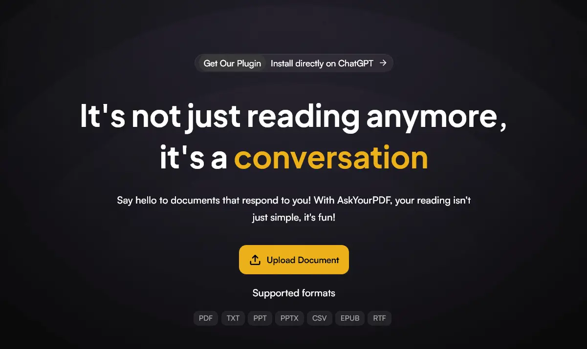 Ask Your PDF - AI PDF Chatbot - Easy With AI