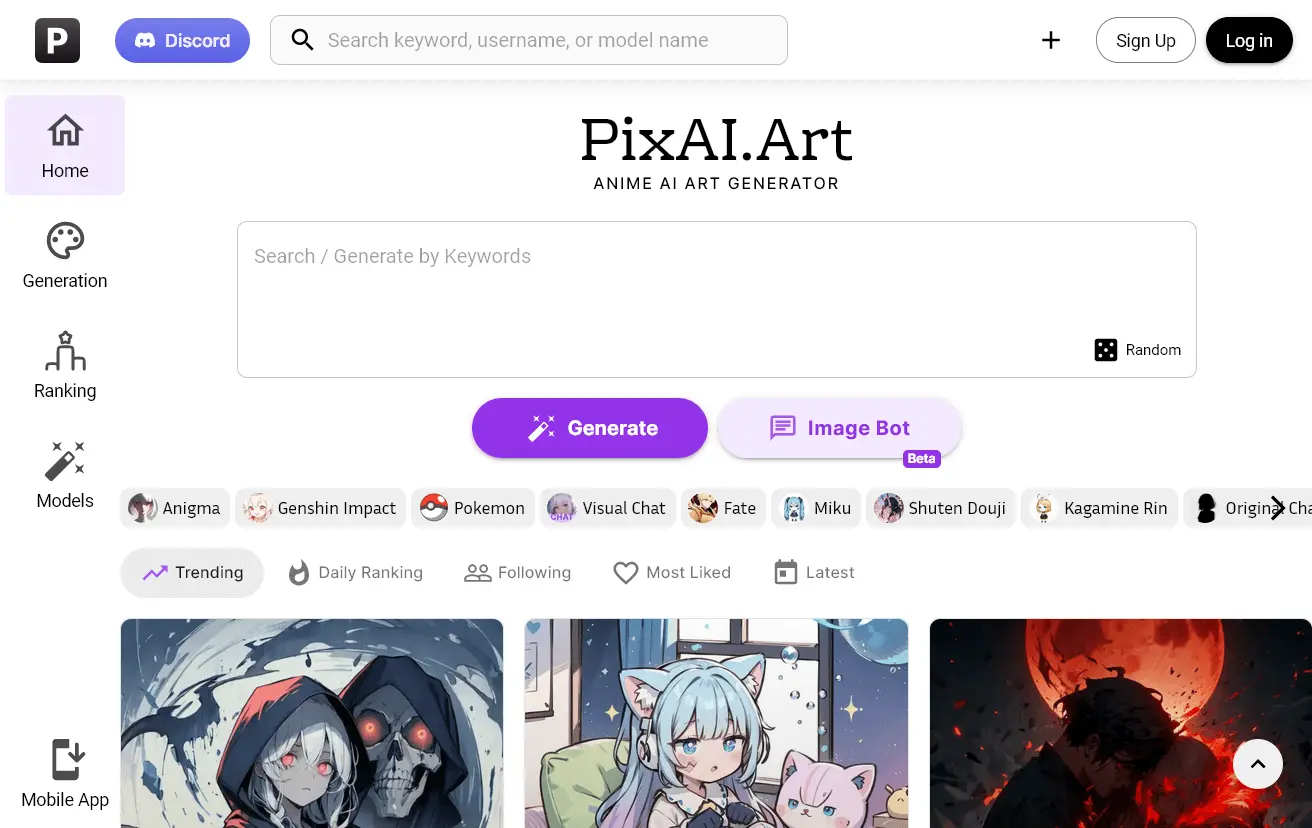 PixAI - AI Anime Art Generator - Easy With AI