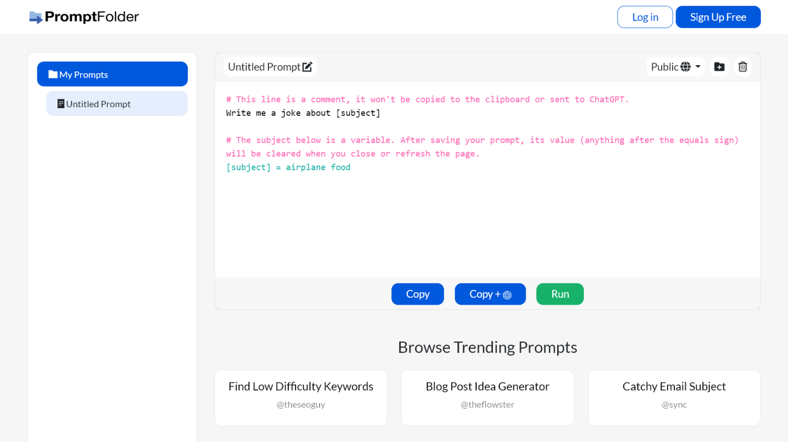 PromptFolder - Easy With AI