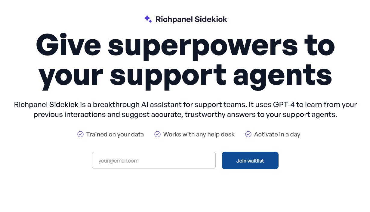 Richpanel Sidekick - Easy With AI