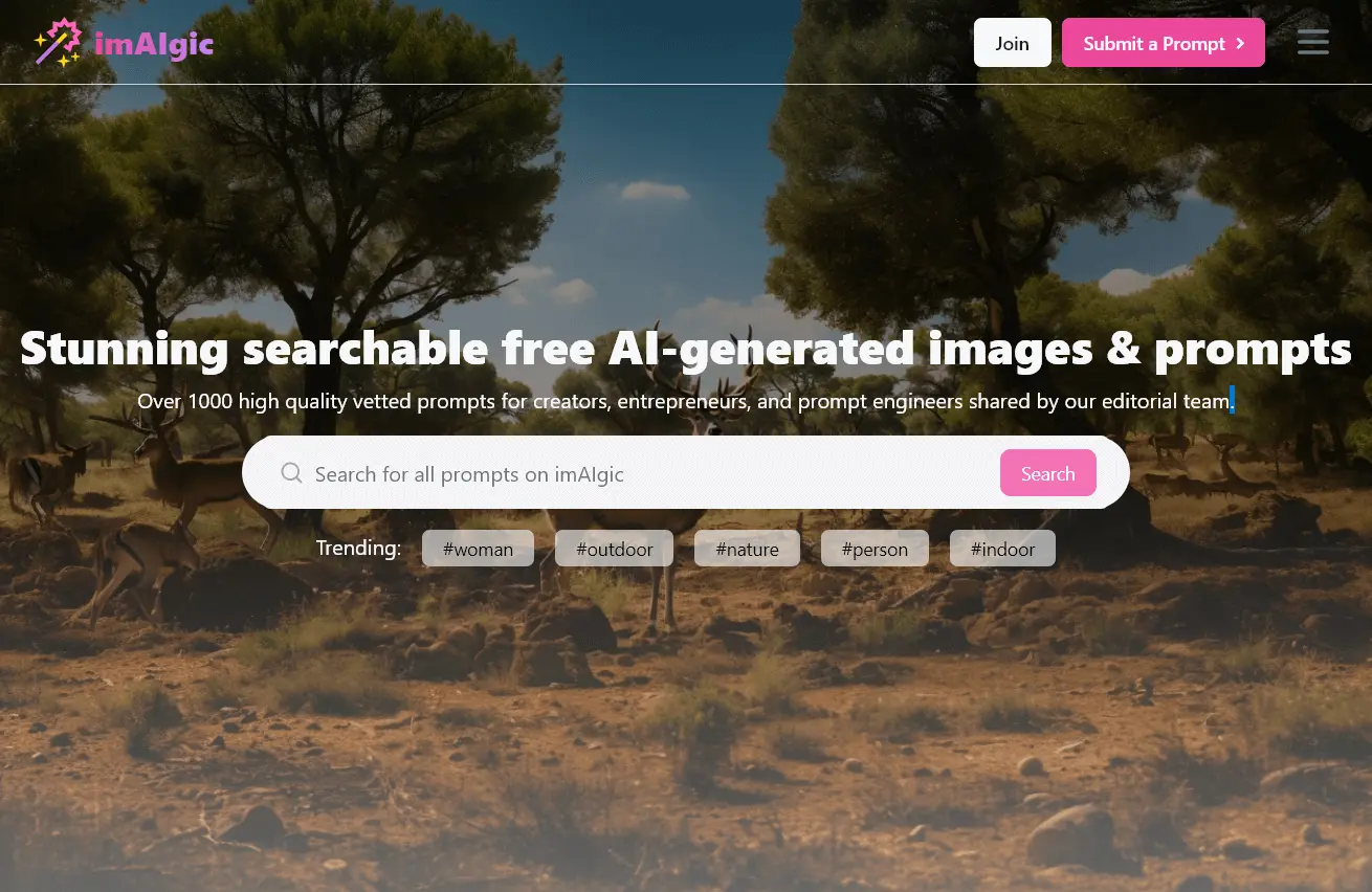 imAIgic - AI Image Prompts Database - Easy With AI