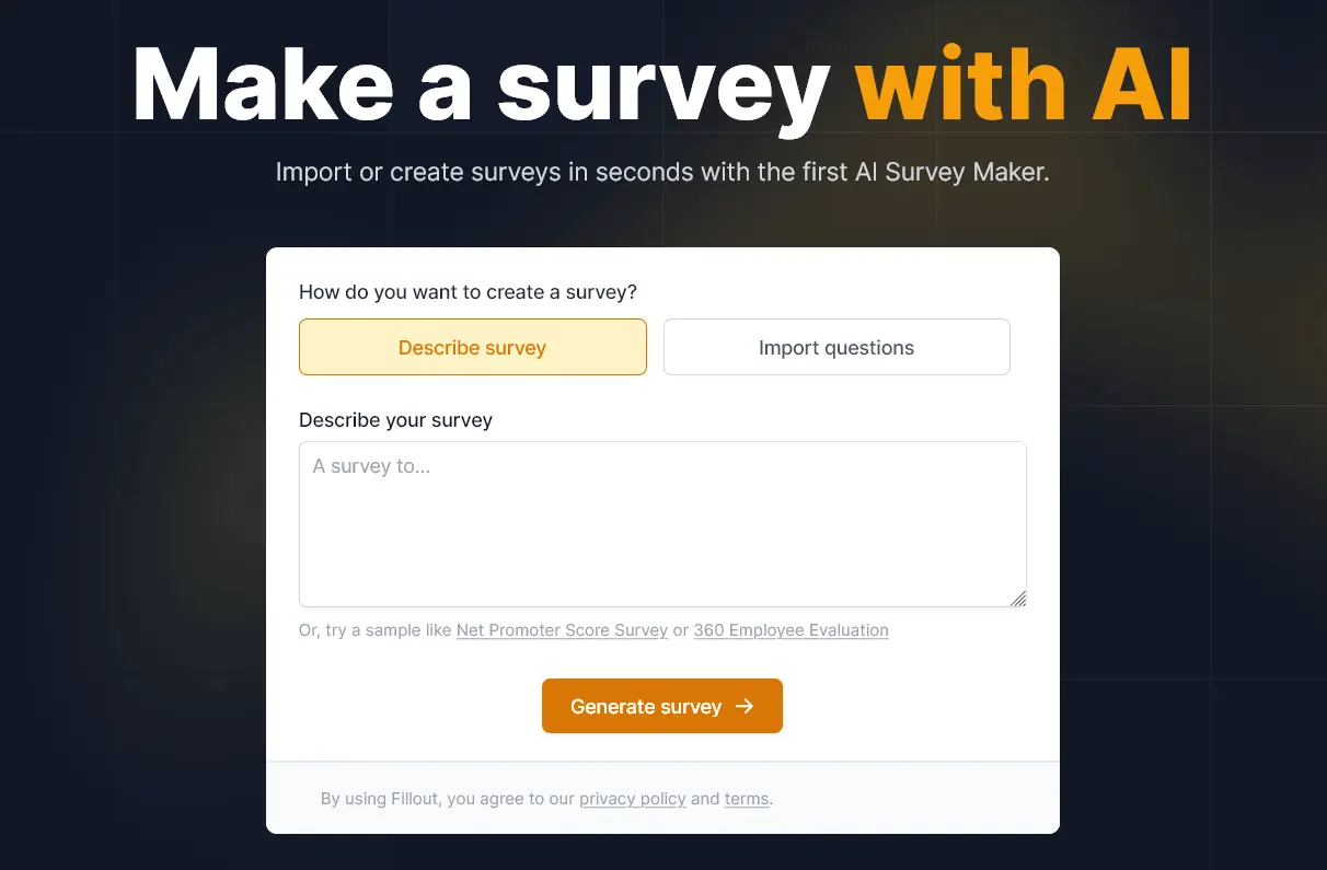 AI Survey Maker - Easy With AI