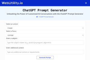 ChatGPT Prompt Generator - Easy With AI