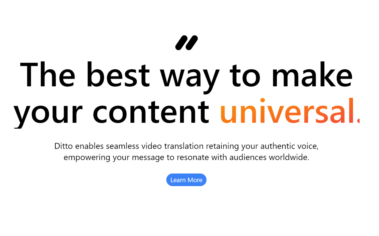 Ditto - Easy With AI