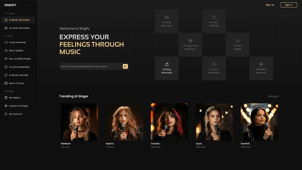 Fineshare Singify - Easy With AI Fineshare Singify - Easy With AI