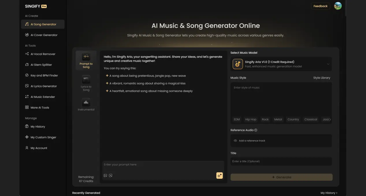Fineshare Singify - Easy With AI
