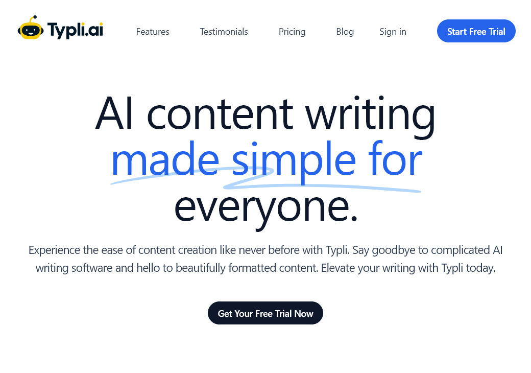 Typli.ai - Easy With AI
