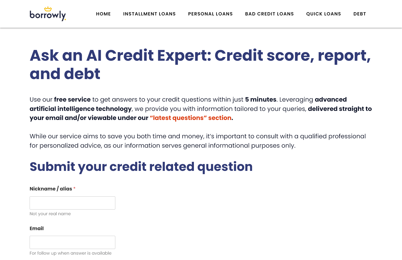 Ask AI Credit Expert - Easy With AI