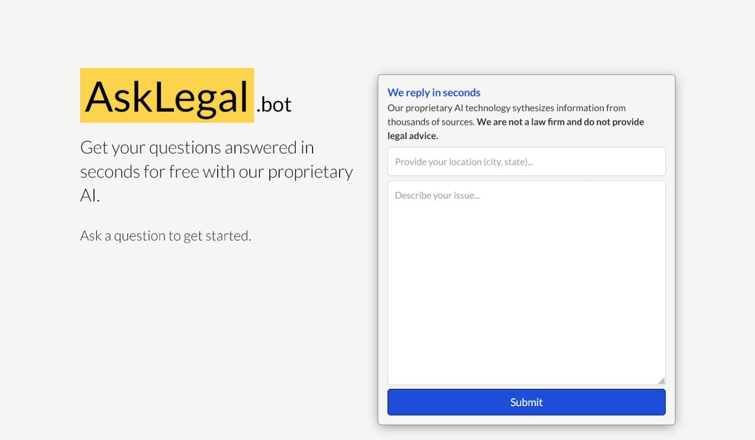 AskLegal.bot - Easy With AI