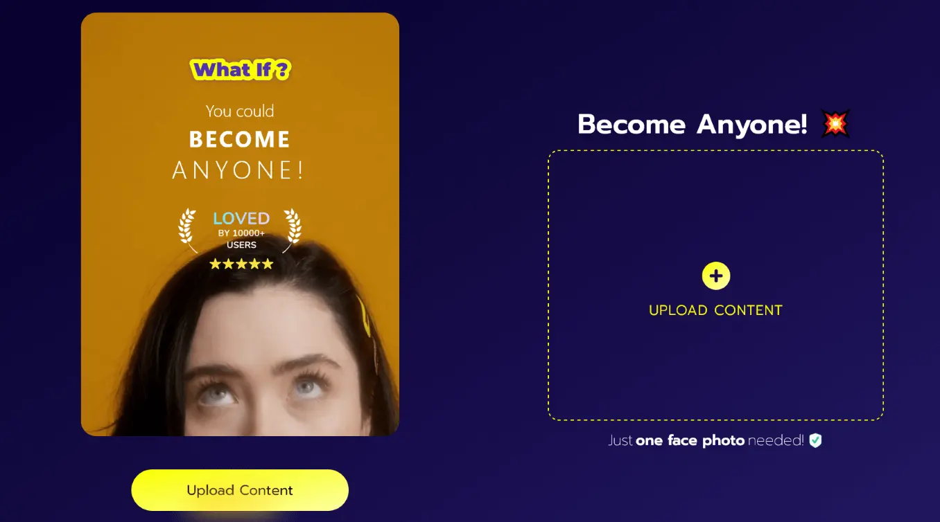 What If App? AI Face Swap Deep Fake Video - Easy With AI