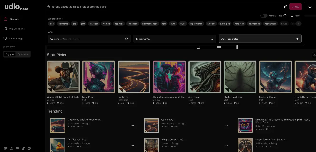 Udio - AI Music Maker - Easy With AI Udio - AI Music Maker - Easy With AI