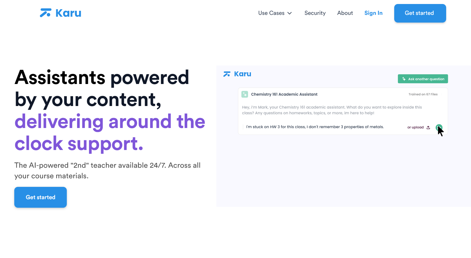 Karu Learning - Virtual AI Teaching Assistant - Easy With AI