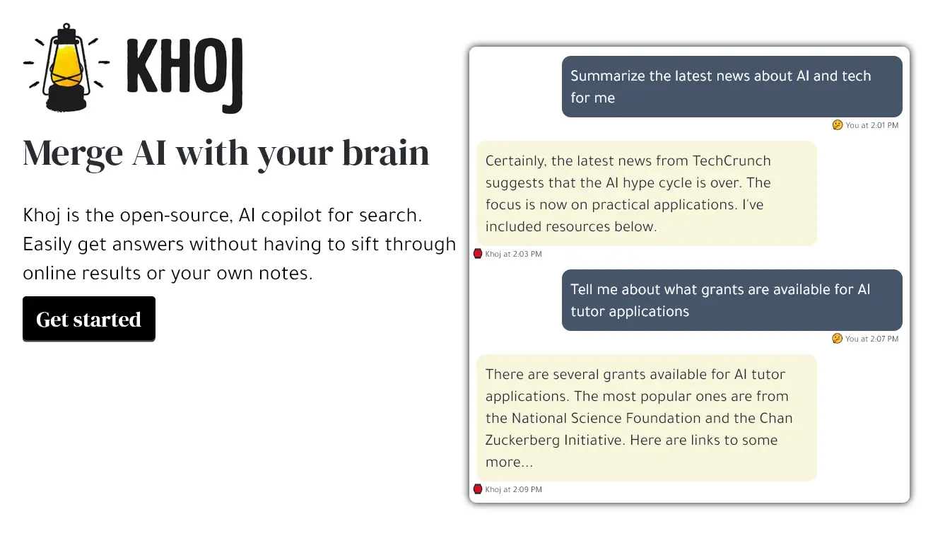 Khoj AI - Easy With AI