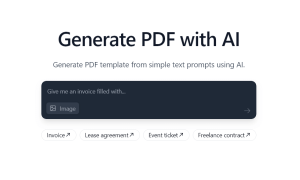 PDFgen - Easy With AI
