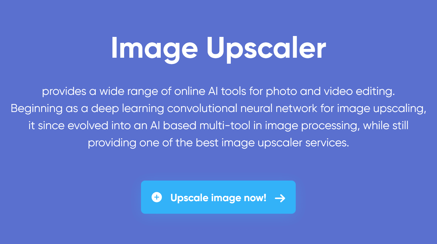 Image Upscaler - Easy With AI