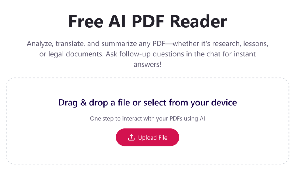 AI PDF Reader - Easy With AI