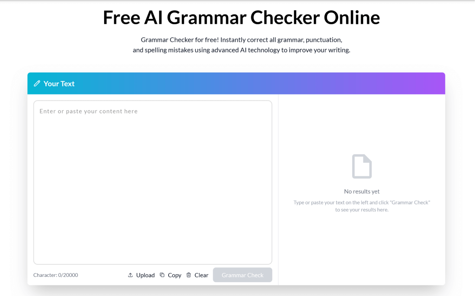Grammar Checker - Easy With AI